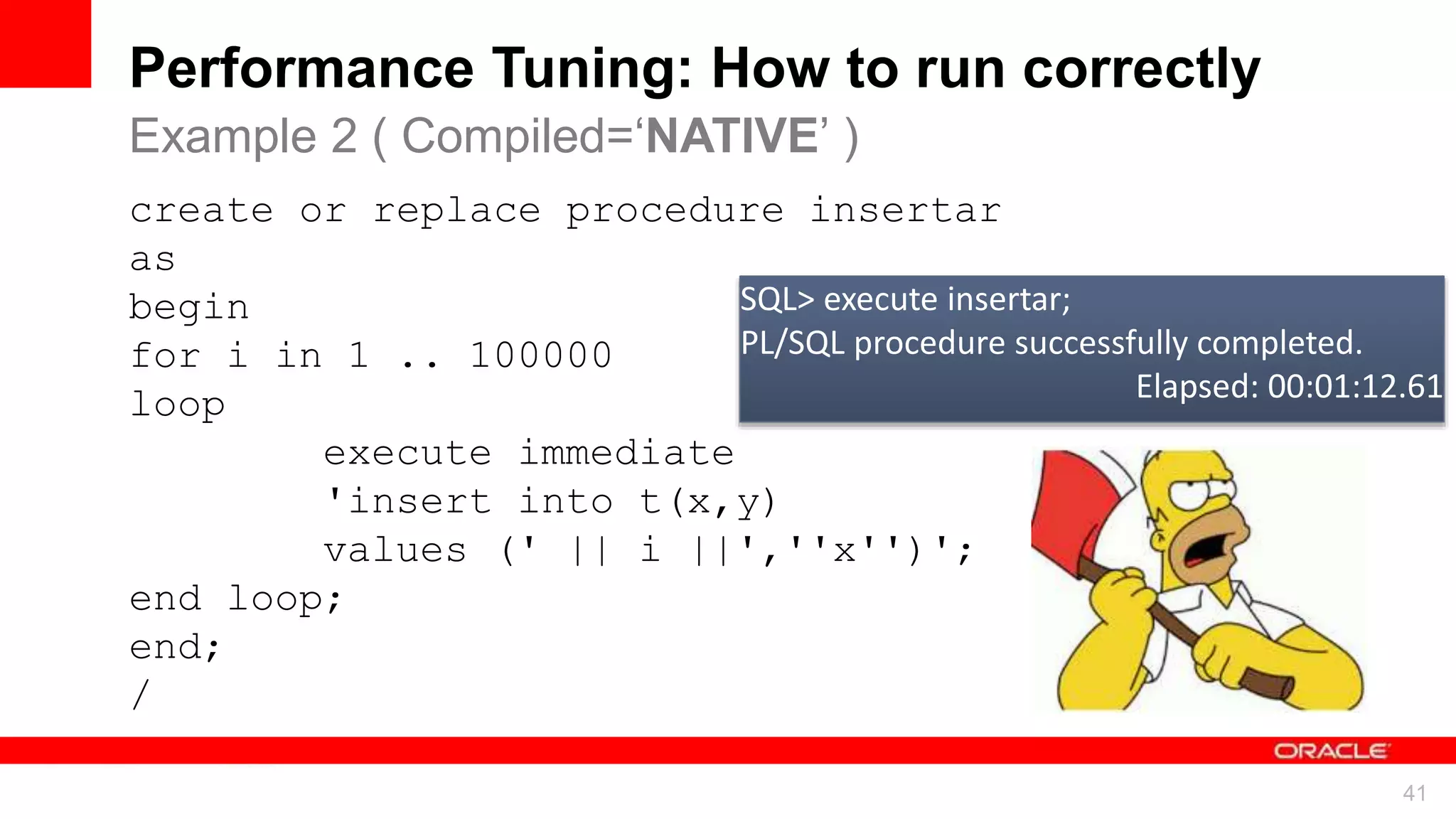 Ronald Vargas Performance Tuning how to write and run correctly sql statement recargado | PPT