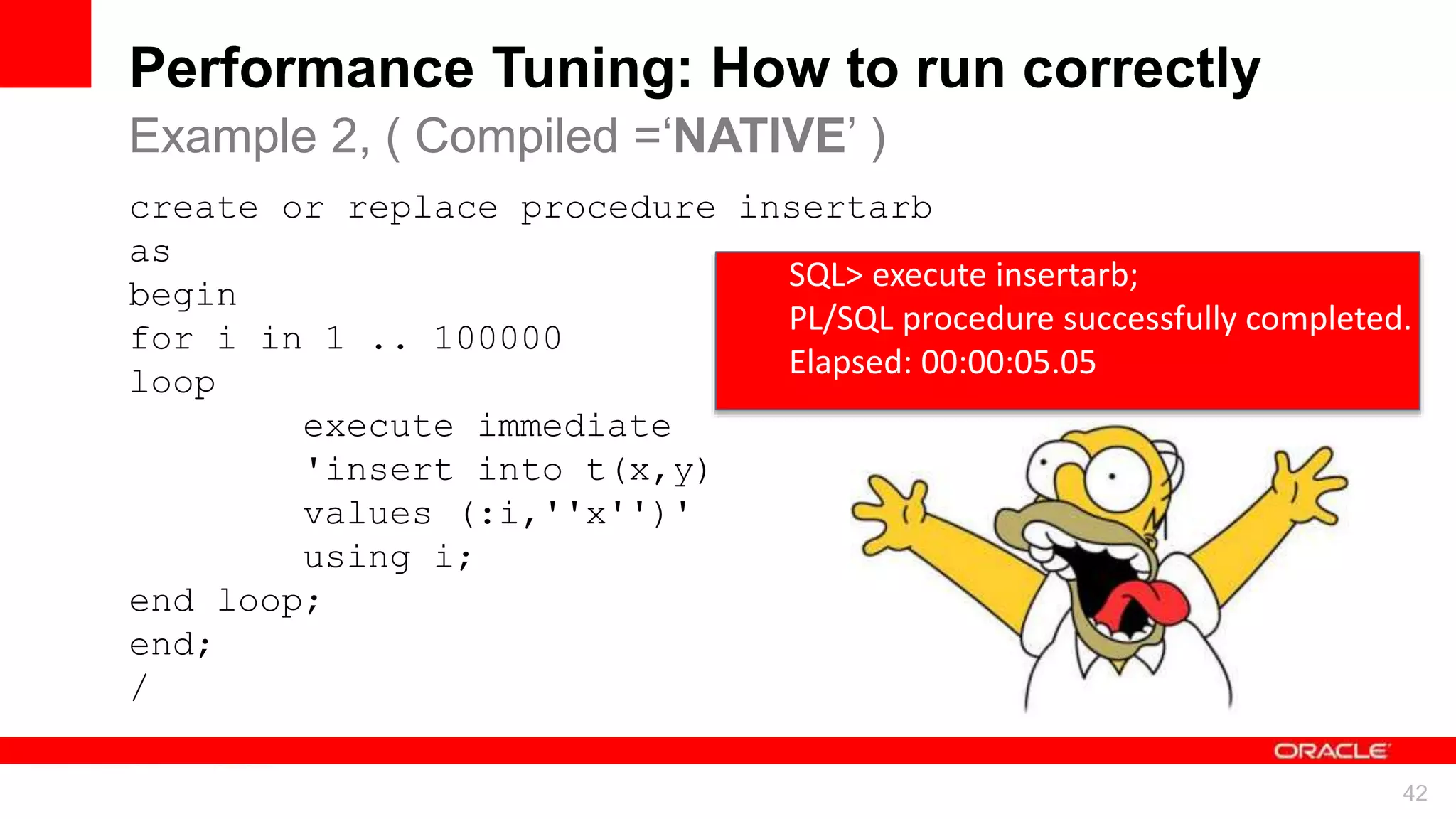 Ronald Vargas Performance Tuning how to write and run correctly sql statement recargado | PPT