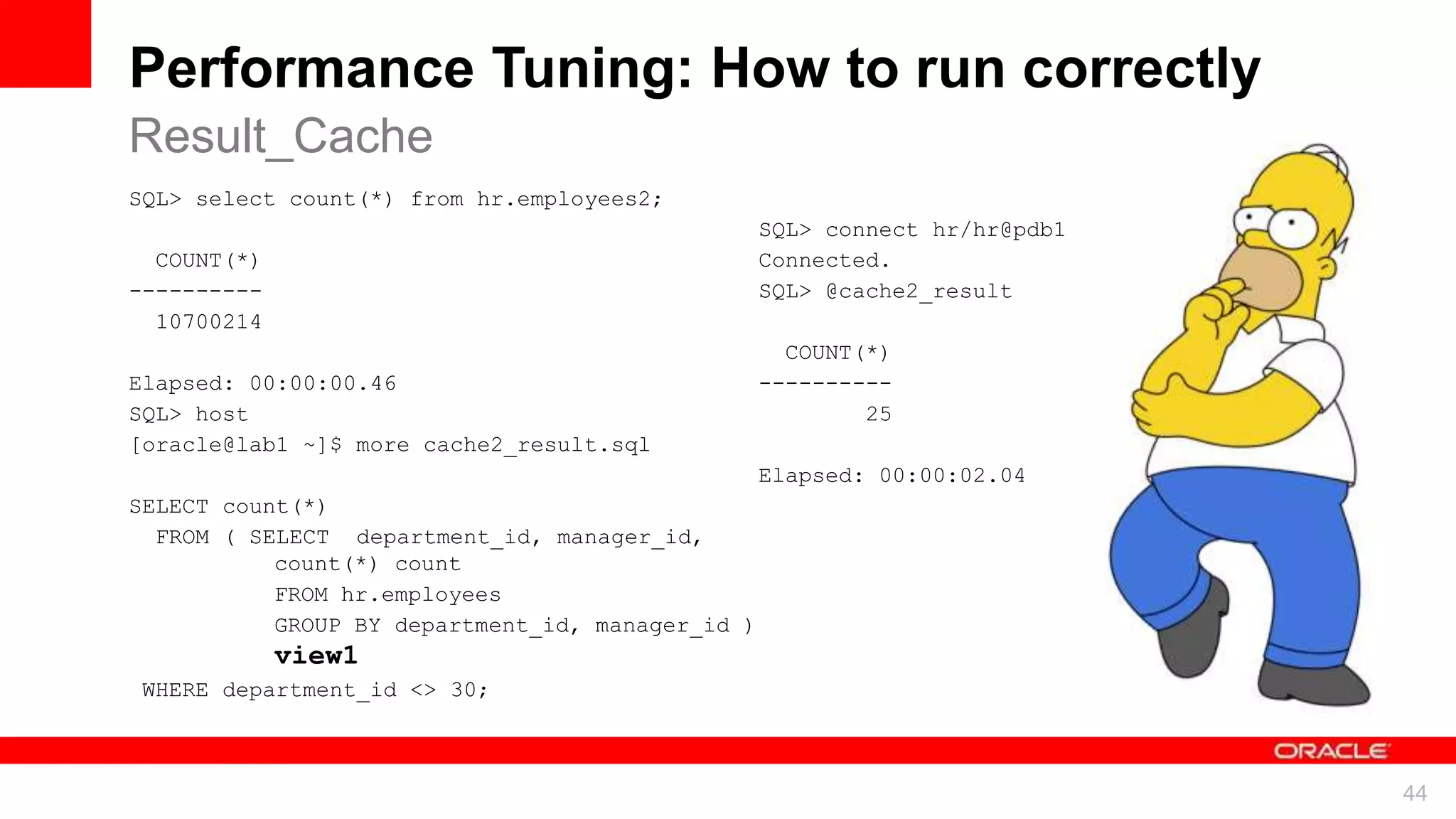 Ronald Vargas Performance Tuning how to write and run correctly sql statement recargado | PPT