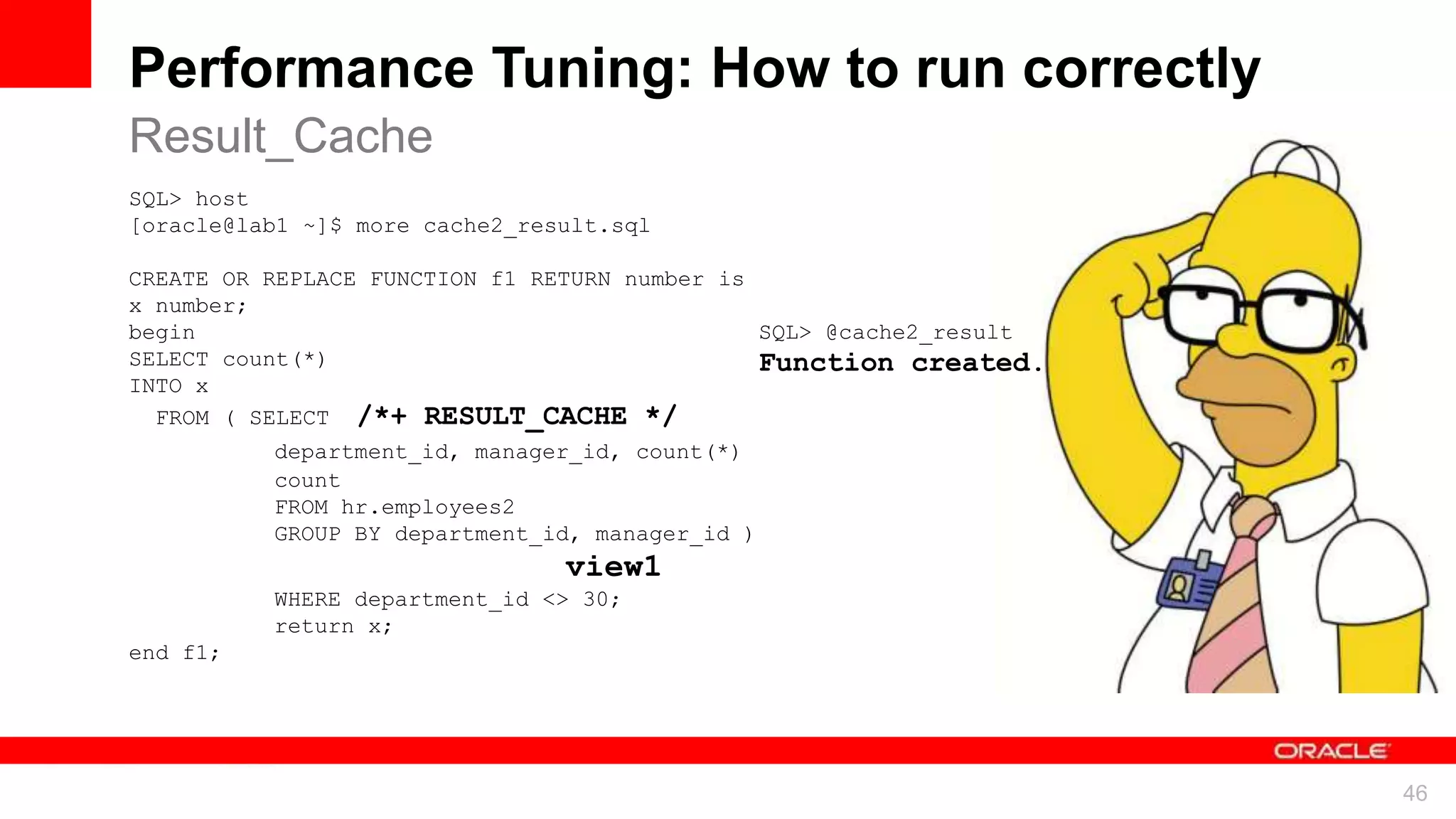 Ronald Vargas Performance Tuning how to write and run correctly sql statement recargado | PPT
