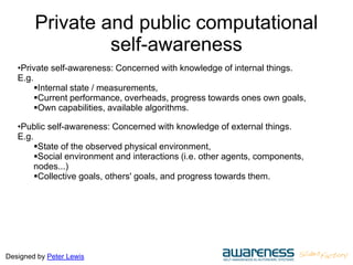 Academic Course: 01 Self-awarenesss and Computational Self-awareness | PPT