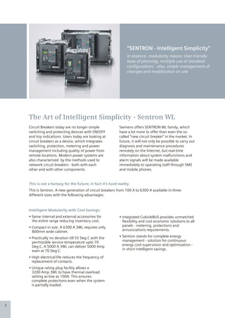 01. sentron 3 wl brochure | PDF