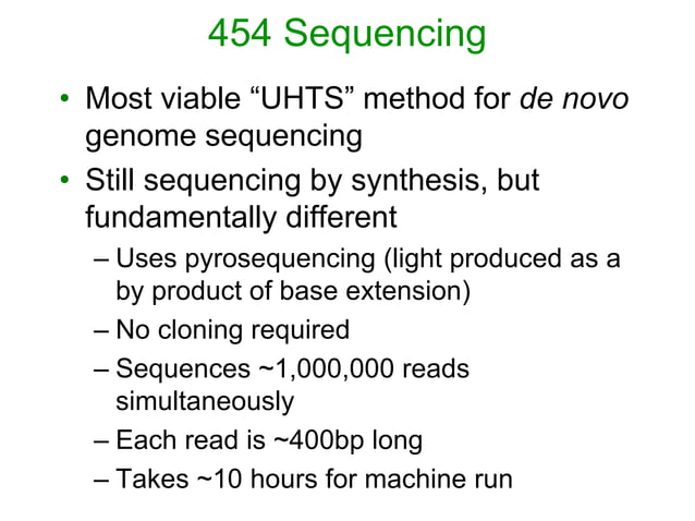 01-Sequencing_Technologies (1).ppt for education | PPT | Computer Software and Applications ...