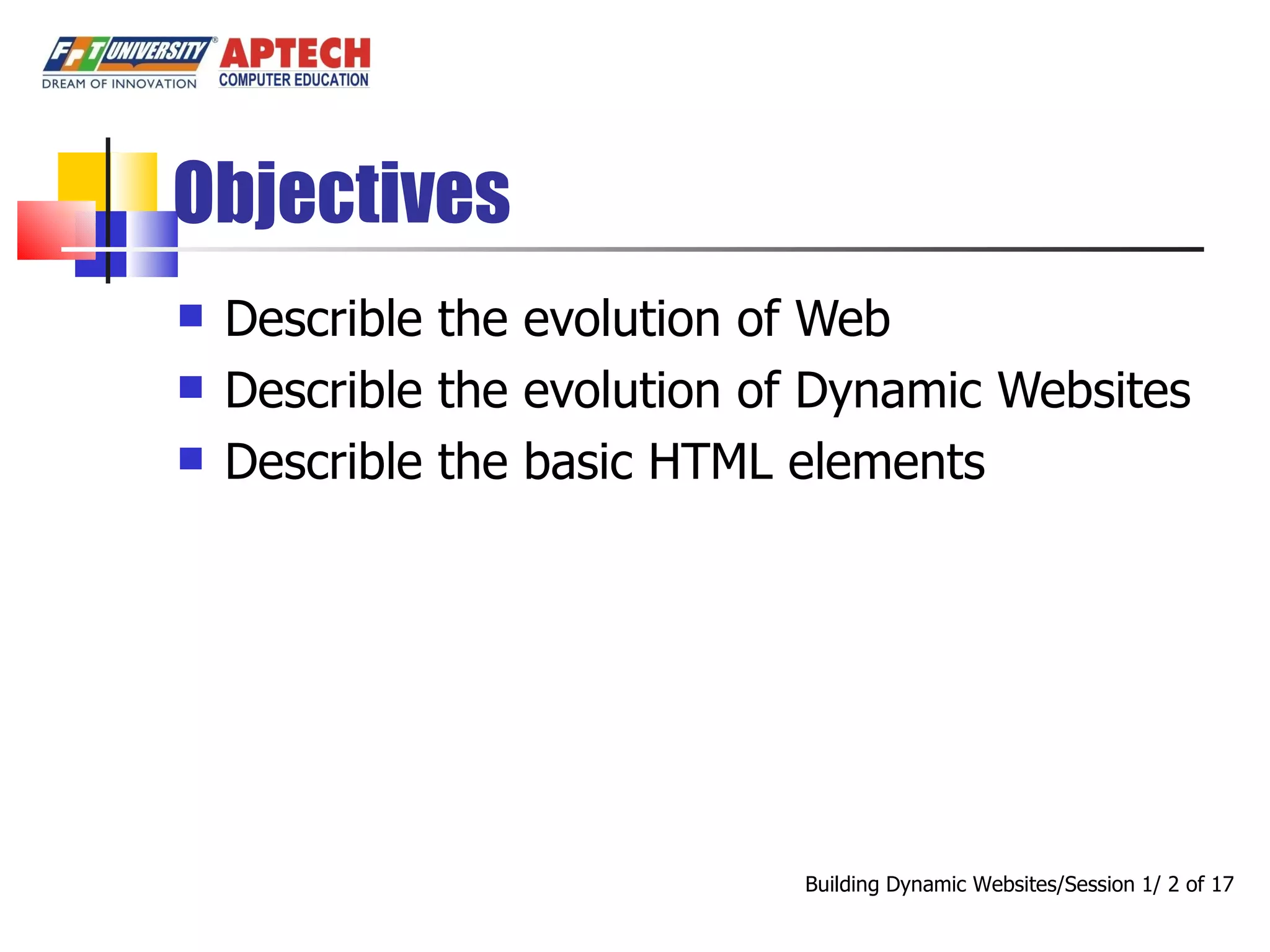 01. session 01 introduction to html | PPT
