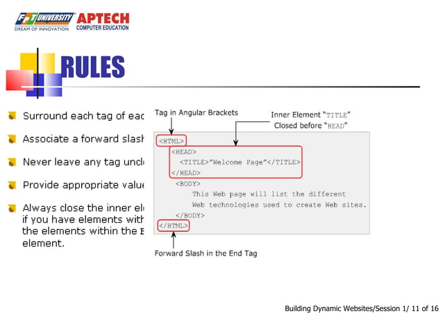 01. session 01 introduction to html | PPT