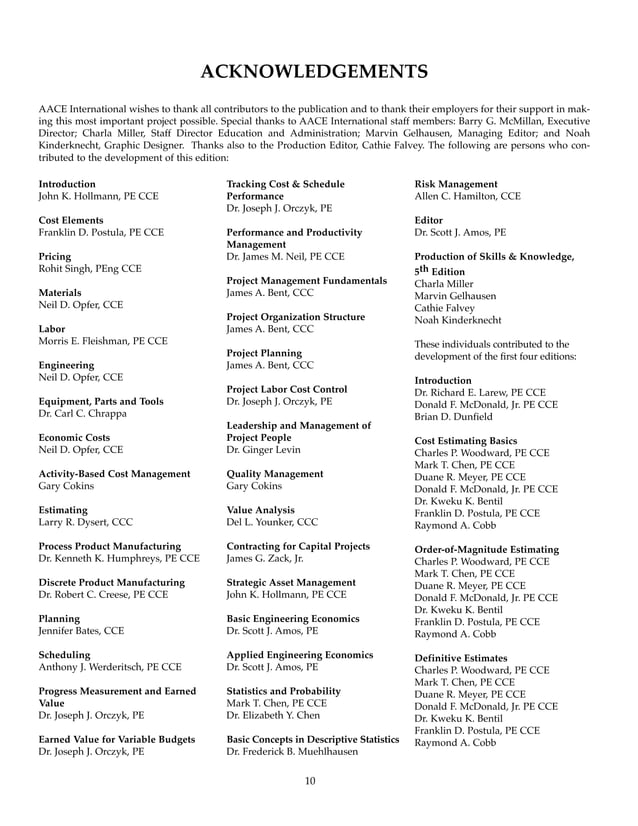 01-Skills and knowledge of cost engineering.pdf | Civil Engineering ...