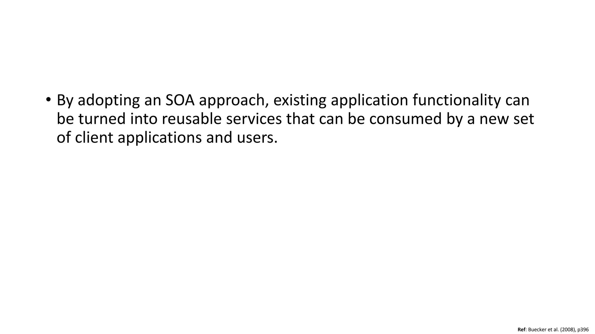 01 Service Oriented Architecture Series - SOA Value | PPTX