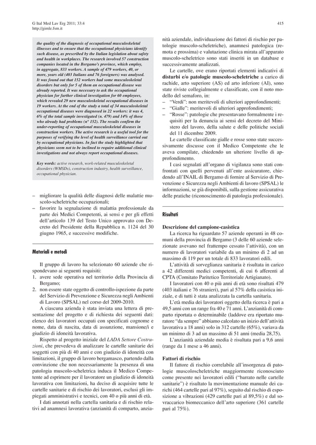 01 sovraccarico biomeccanico in edilizia | PDF | Physical Therapy | Wellness