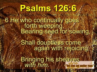 Sowing Series-Going | PPT | Christianity | Religion & Spirituality