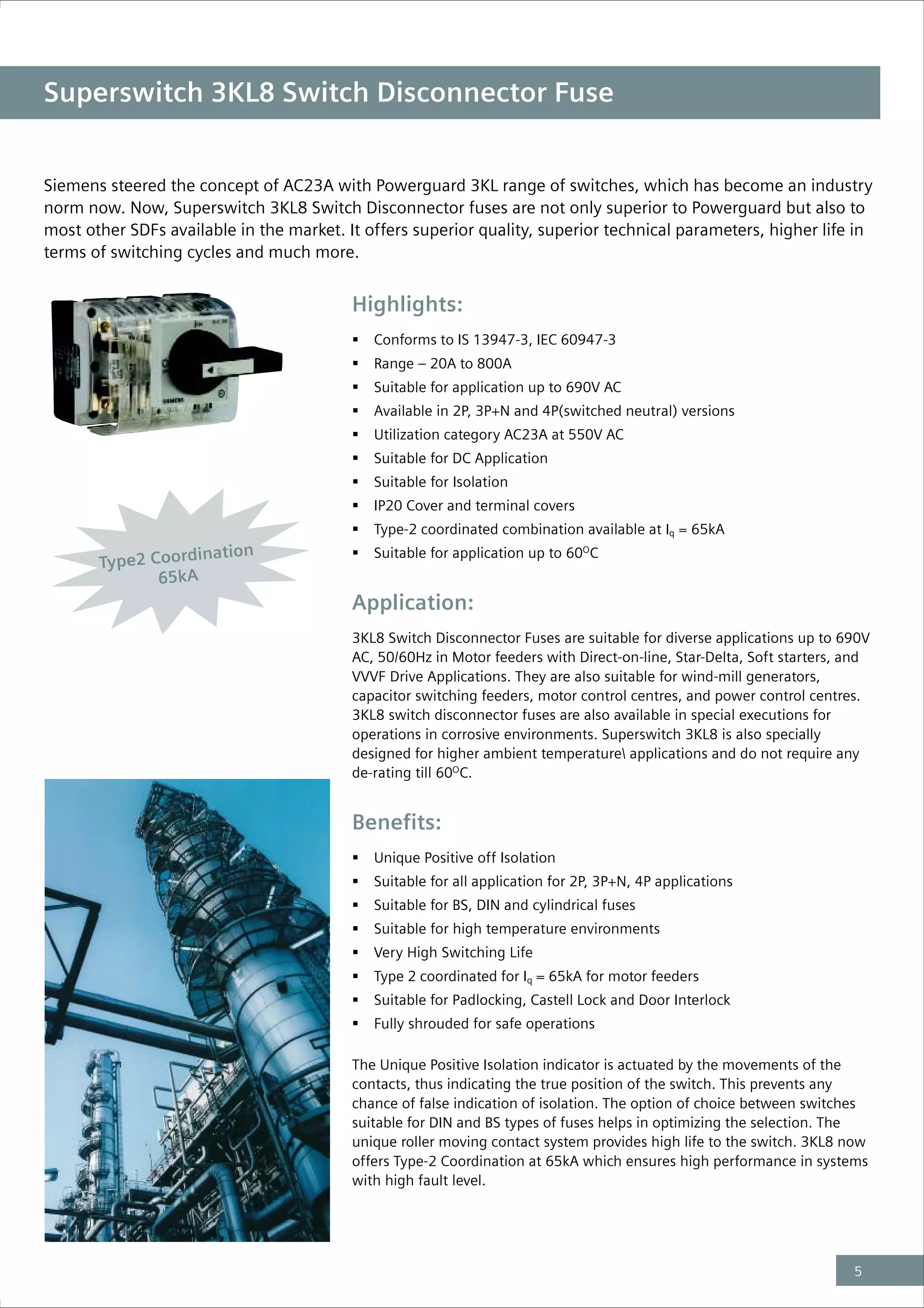 01. superswitch switch disconnector fuse and din bs fuses | PDF