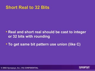 system verilog concepts for digital vlsi | PPT