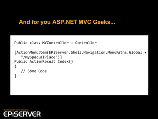 EPiServer Update - Tech Forum 2009 | PPT