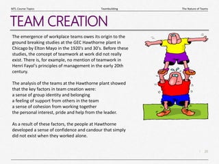 The Nature of Teams | PPTX