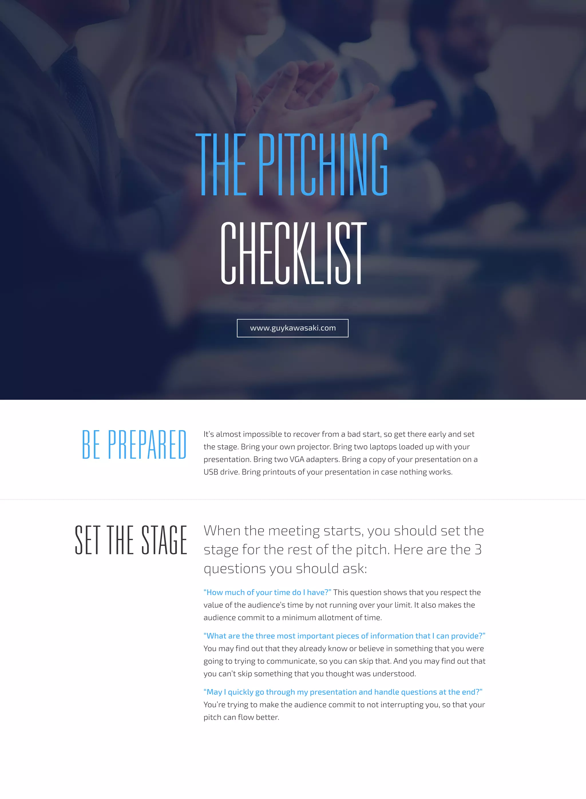 The-pitching-checklist | PDF