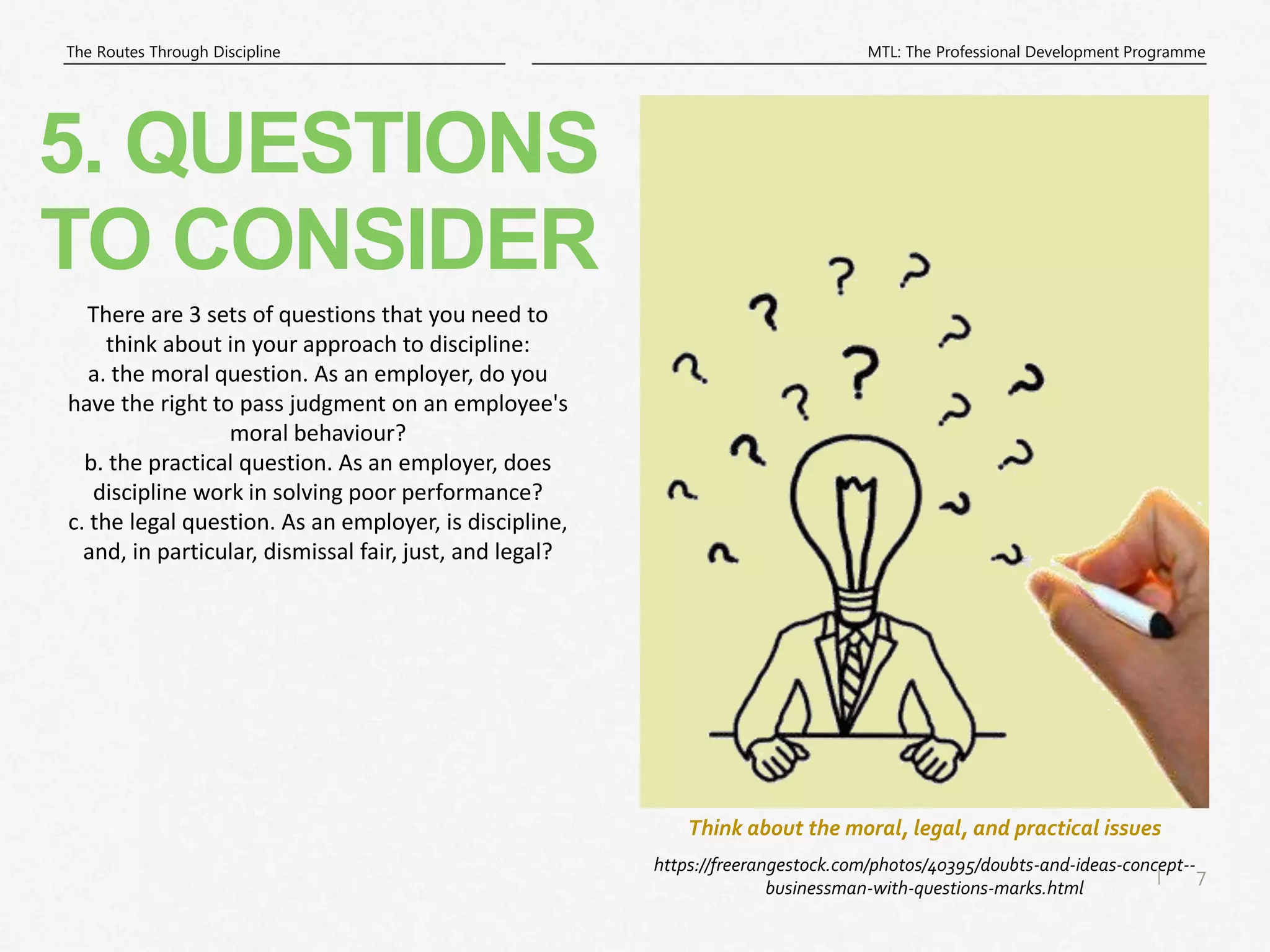 The Routes through Discipline | PPT