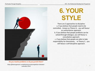 The Routes through Discipline | PPT