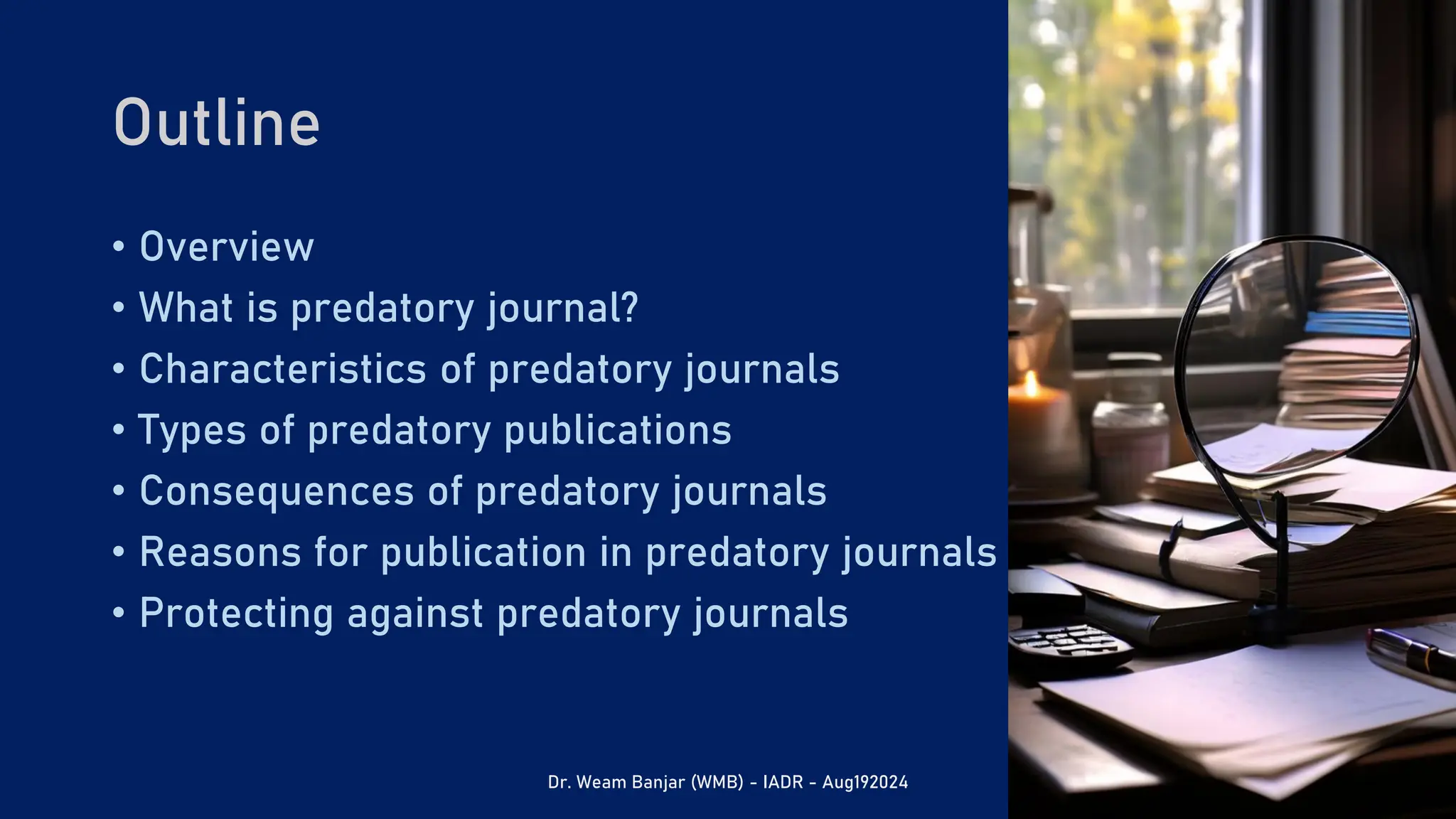 The Battle Against Predatory Journals WB | PDF
