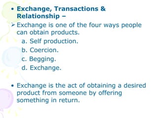 01. the core concept of marketing | PPT