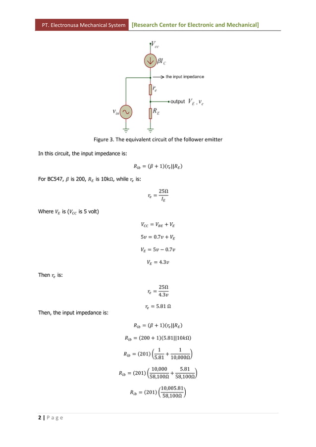 The Emitter Follower | PDF | Consumer Electronics | Technology & Computing