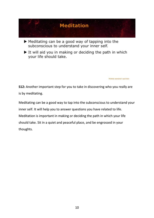 01 the path of self discovery | PDF