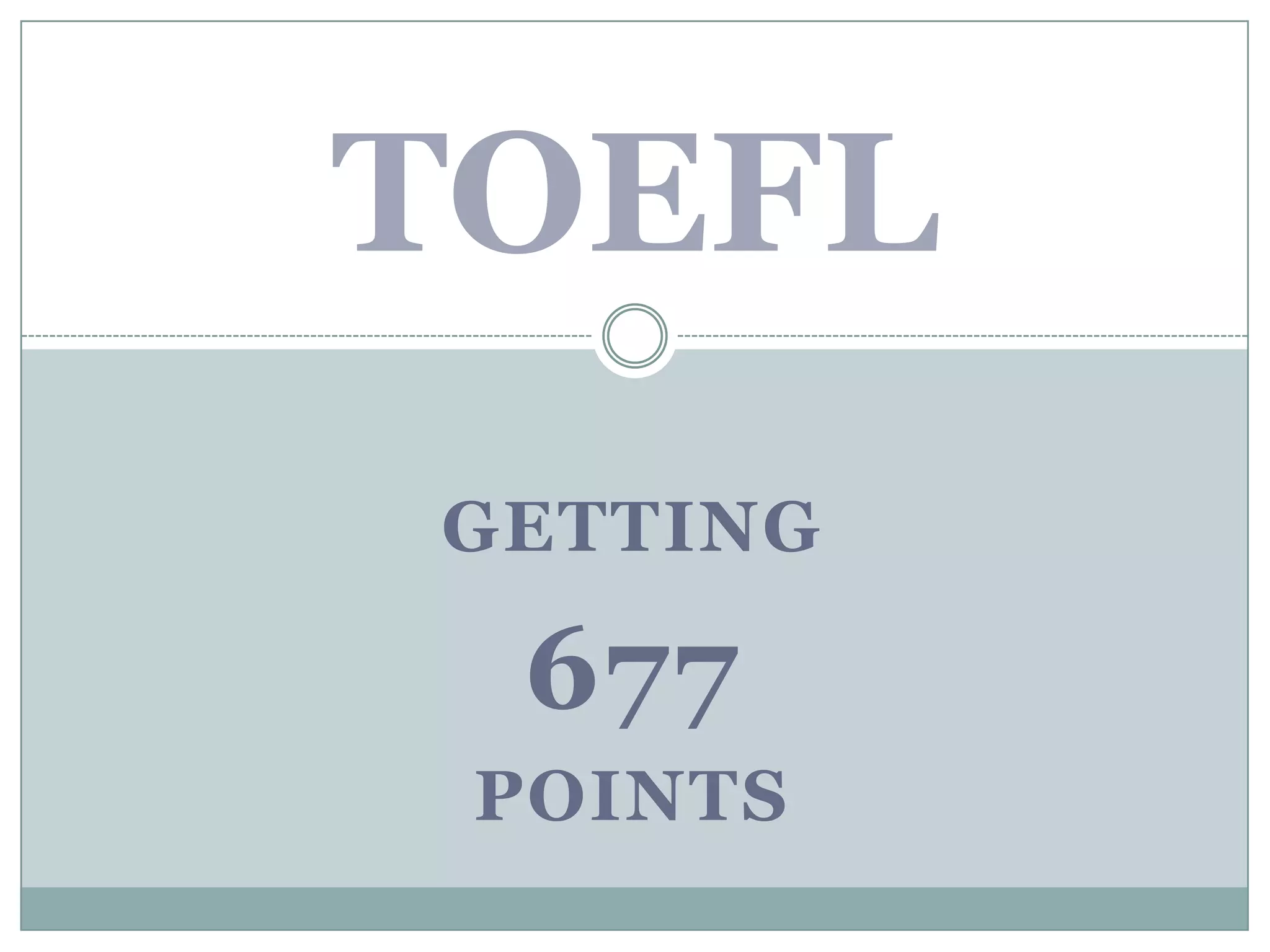 01 toefl exam - structure | PPSX