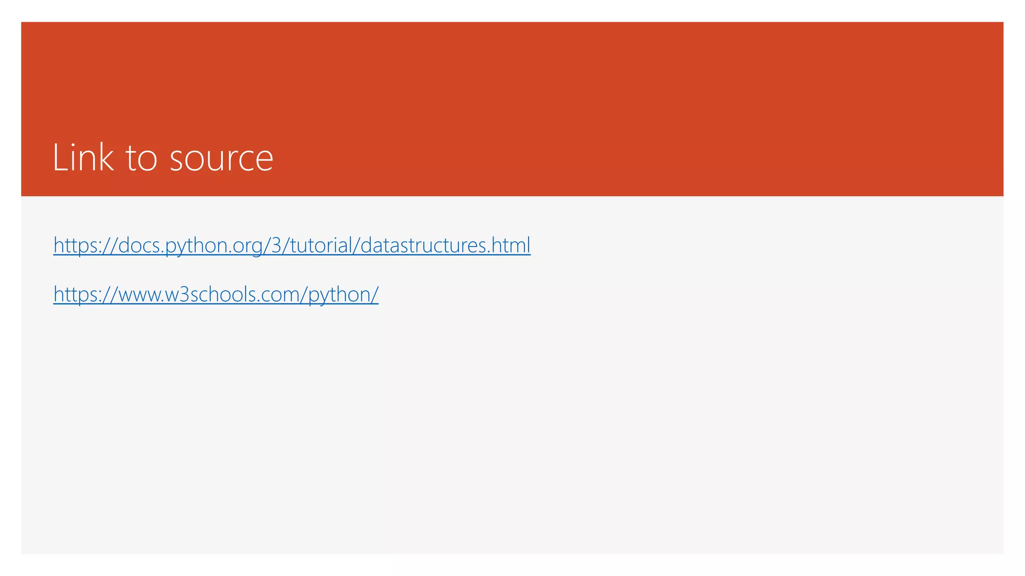 An Introduction To Tuple List Dictionary In Python Pptx