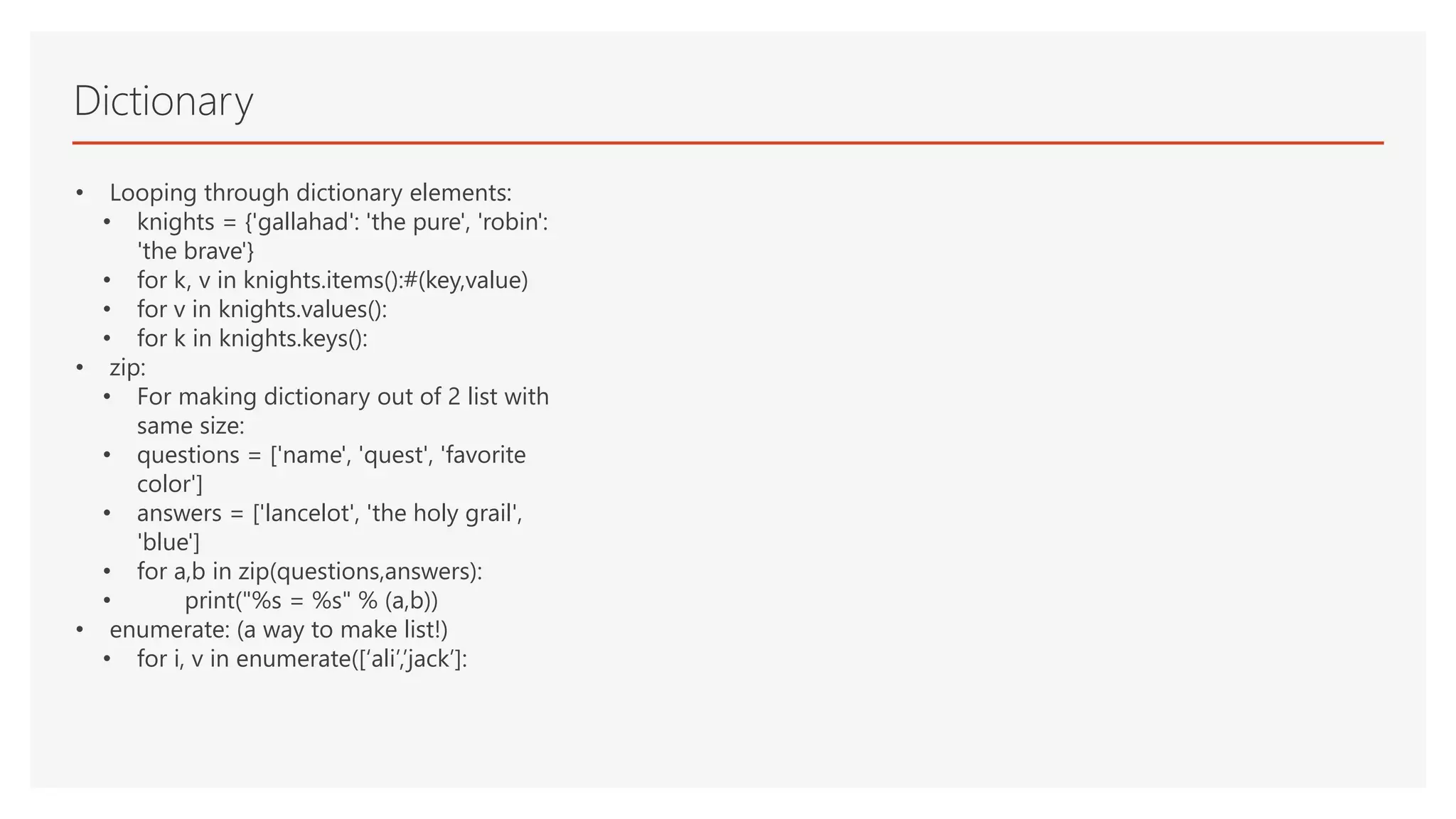 An Introduction to Tuple List Dictionary in Python | PPT An Introduction to Tuple List Dictionary in Python | PPT