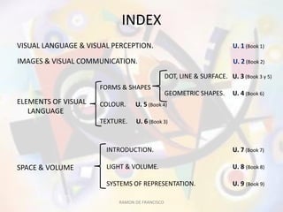 UNIT 01 - Visual lenguage and visual percepcion | PPT
