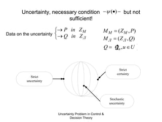 Uncertainty Problem in Control & Decision Theory | PDF | Physics | Science