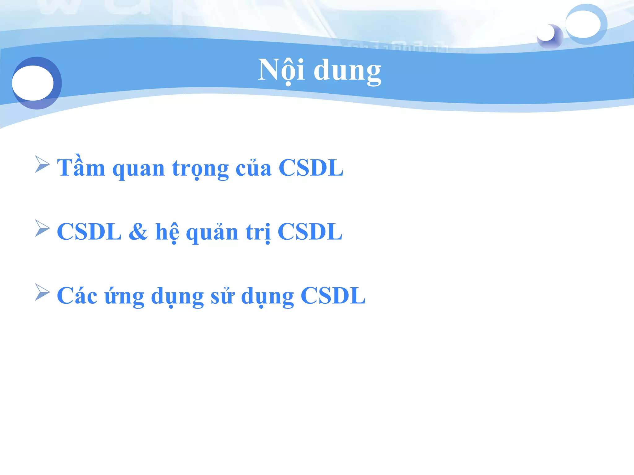 01. ung dung csdl | PPT