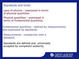 Units and Measurement | PPT