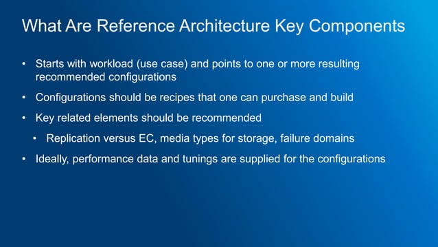 Using Recently Published Ceph Reference Architectures to Select Your Ceph Configuration | PPT