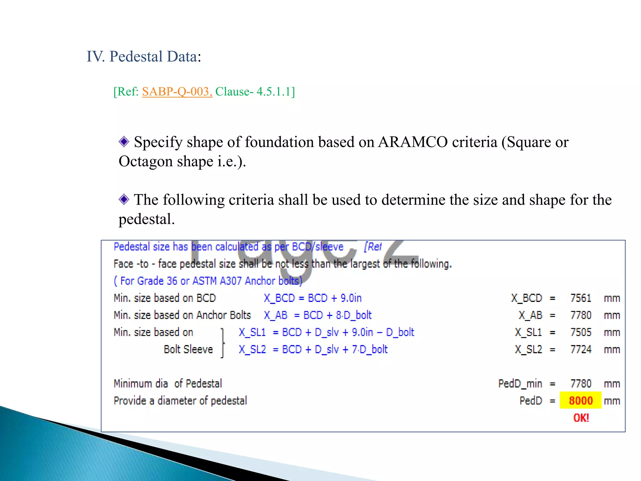 Vertical vessel loading calculation | PPTX