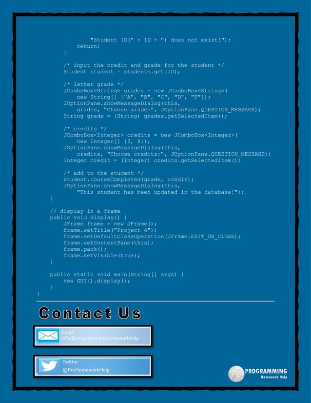 Java Assignment Help | PDF