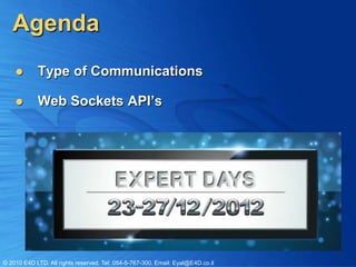 HTML 5 - Web Sockets | PPTX
