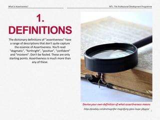 What Is Assertiveness? | PPTX