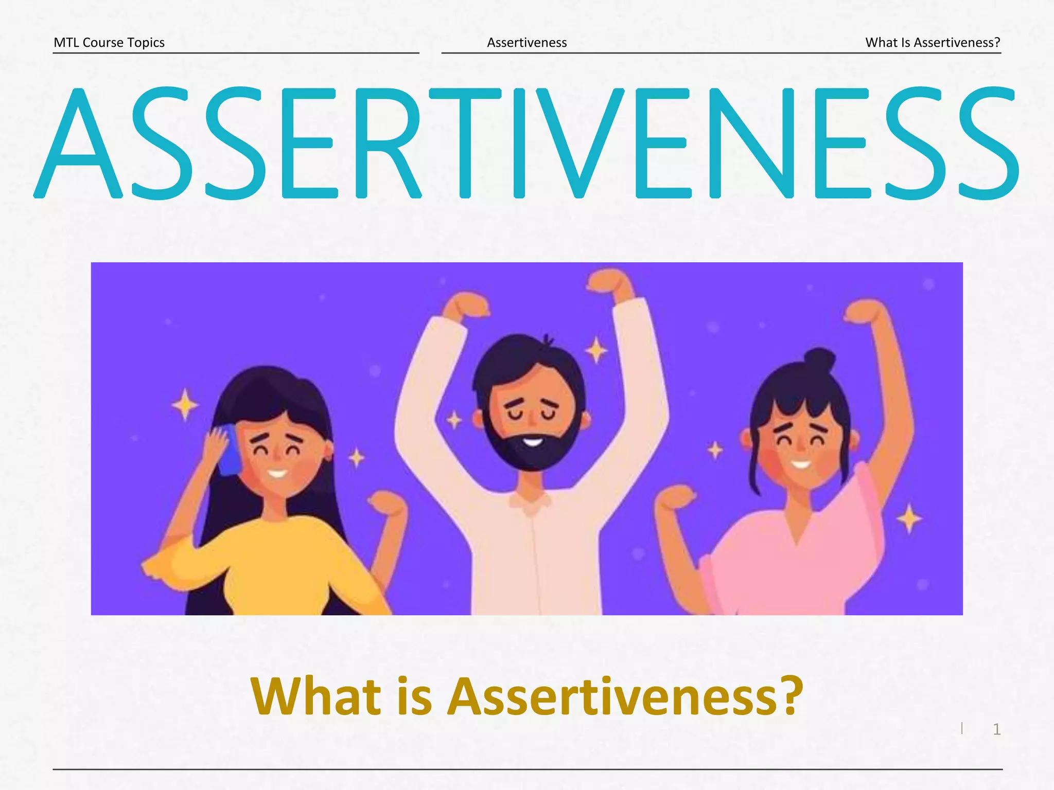 What Is Assertiveness? | PPTX