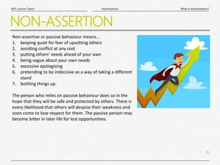 What Is Assertiveness? | PPT