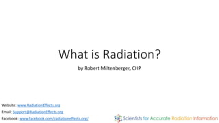 What is Radiation? | PPTX