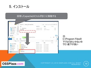 超簡単!Apache httpサーバをWindows Serverにインストール | PDF