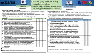 steps in conducting observation | PPTX
