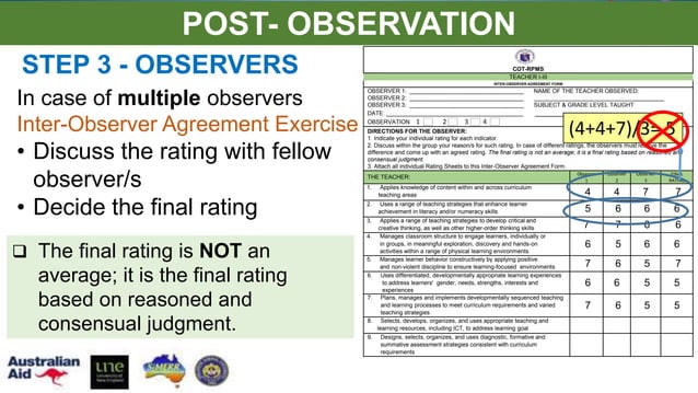 steps in conducting observation | PPTX