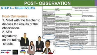 steps in conducting observation | PPTX