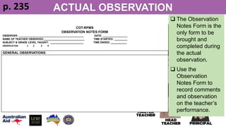 steps in conducting observation | PPTX
