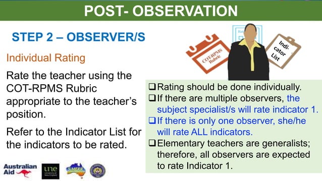 steps in conducting observation | PPTX