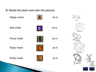 010 the vowel sound | PPTX