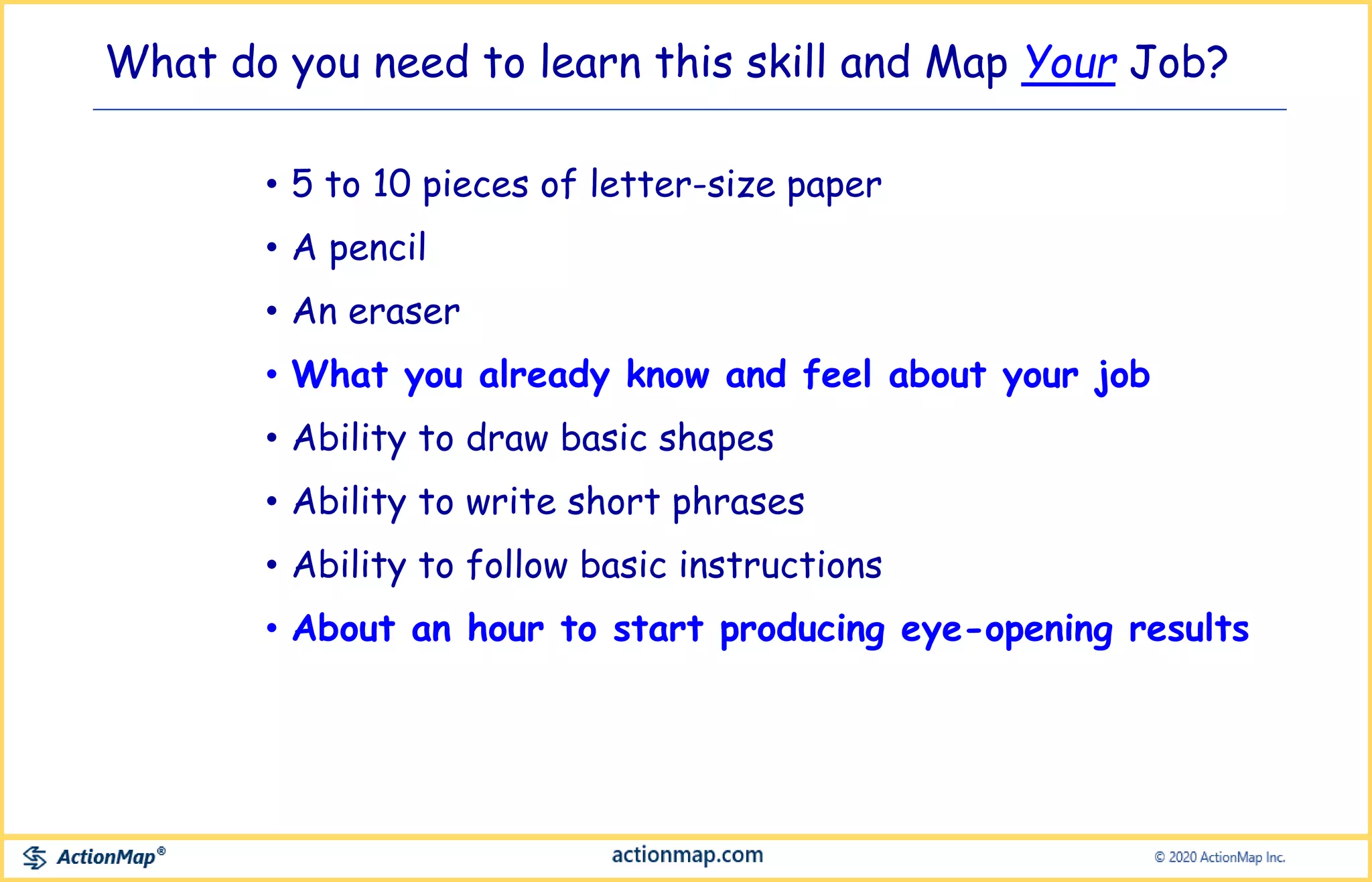 Map That Job! Core Training Slides | PPTX