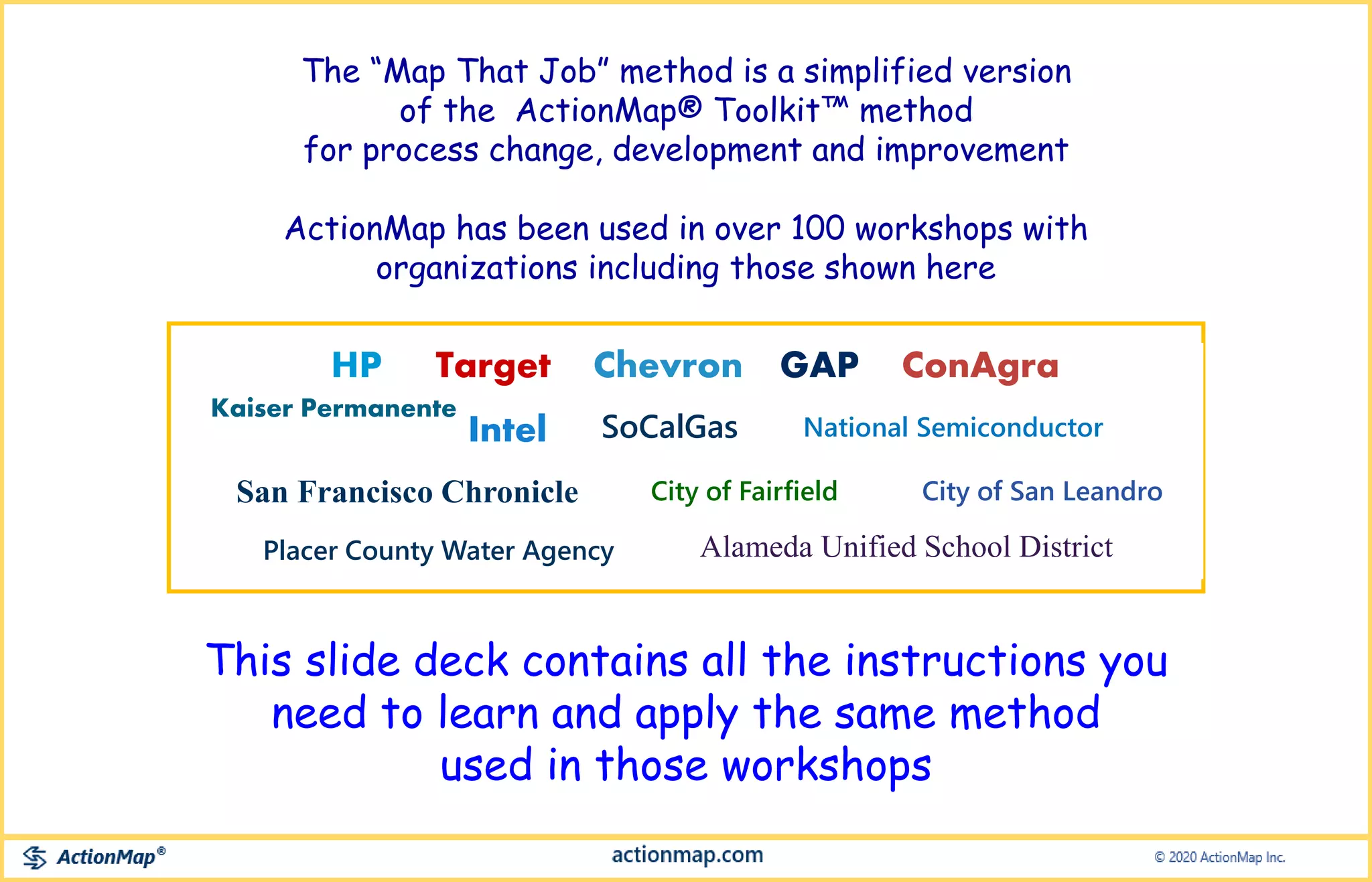 Map That Job! Core Training Slides | PPT