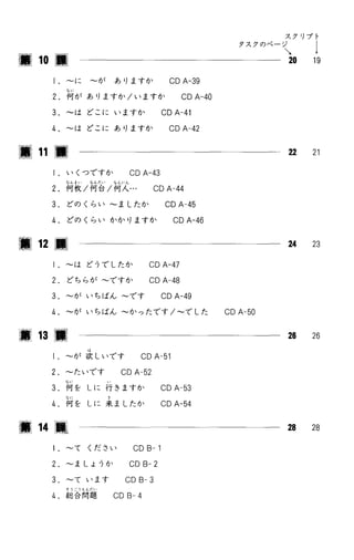 Minna no Nihongo Shokyuu 1 - Choukai | PDF