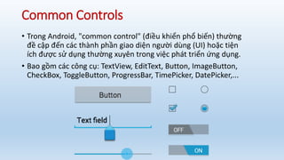 Lập trình thiết bị di động trên ứng dụng | PPT